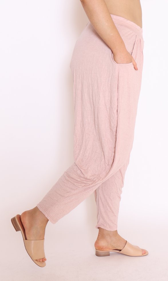 7774 Soft-pink Harem pants – Cotton Village